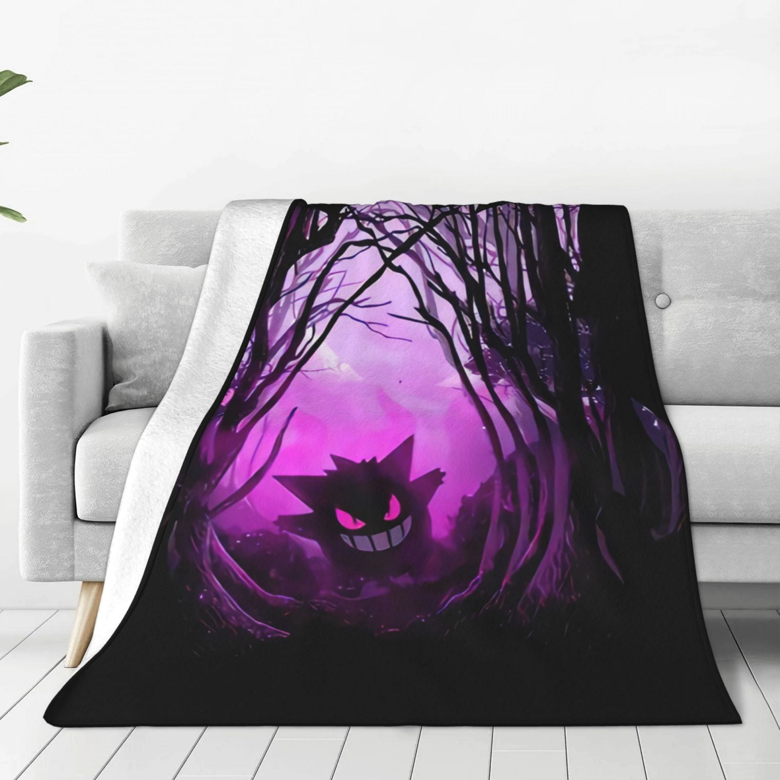 Pokemon Gengar Ultra-Soft Micro Fleece Blanket Super Soft Throw Blanket ...