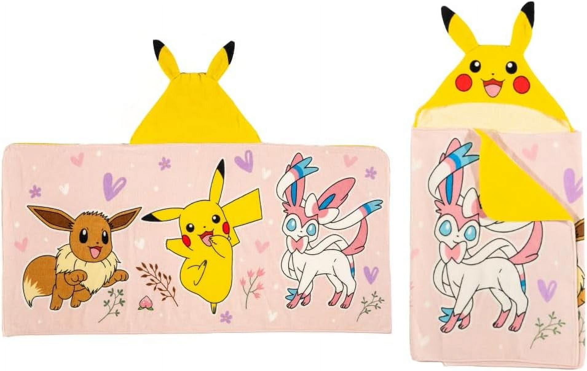 Pokemon Girl Anime Kids Super Soft Bath/Pool/Beach Soft Cotton Terry ...