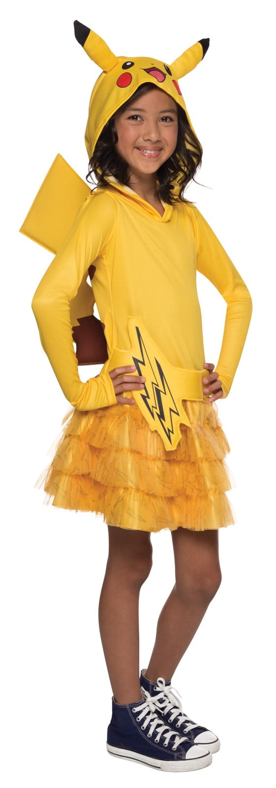Pokemon: Girls Pikachu Hoodie Dress - Small - Walmart.com