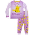 Pokemon Girls Pikachu Pajamas, Children's Sleepwear, Pink, Sizes 6-14 ...