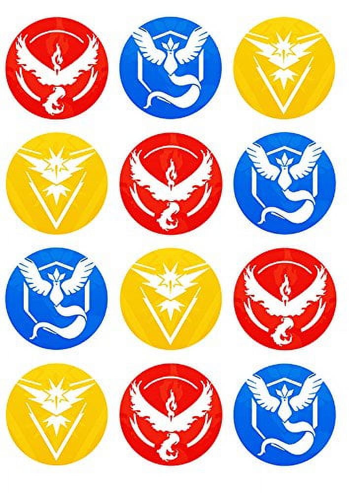 Pokemon Go Teams ~ Cupcake Topper ~ Edible Frosting Image - Walmart.com