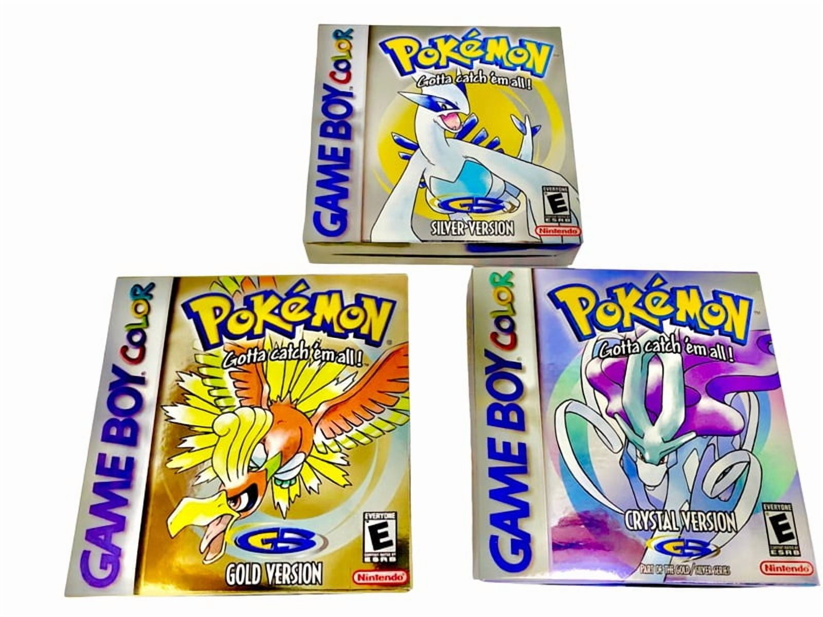 Pokemon Gold Silver Crystal w/ Boxes* Bundle - Walmart.com