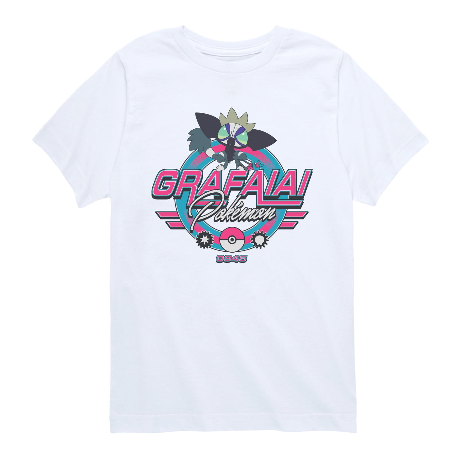 Pokemon - Grafaiai Racing - Youth Boys Short Sleeve Graphic T-Shirt ...