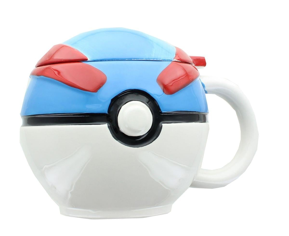 Pokemon Great Ball Molded Mug with Lid - Walmart.com