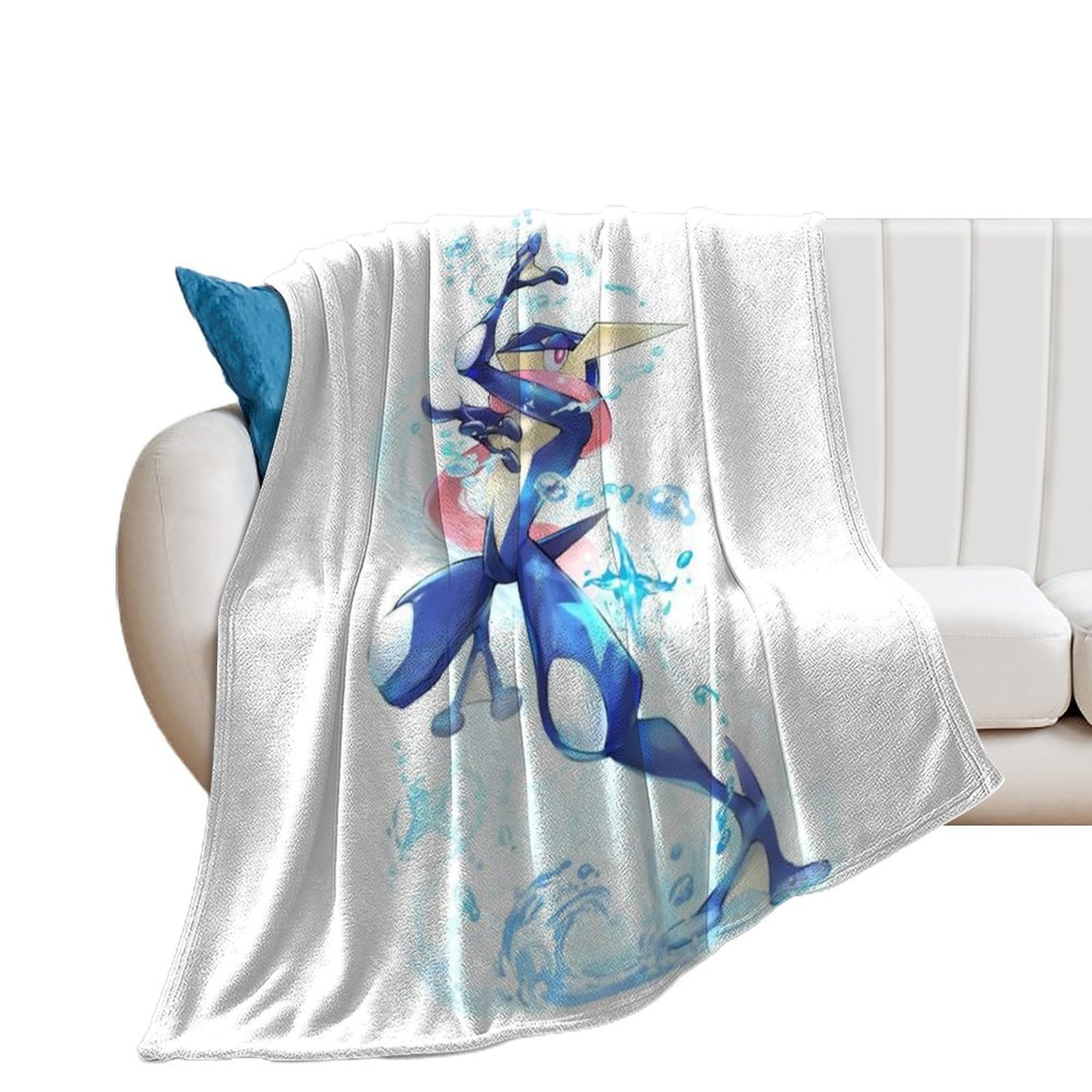 Pokemon Greninja Throw Blanket Cute Flannel for Boys Girls Men Women ...