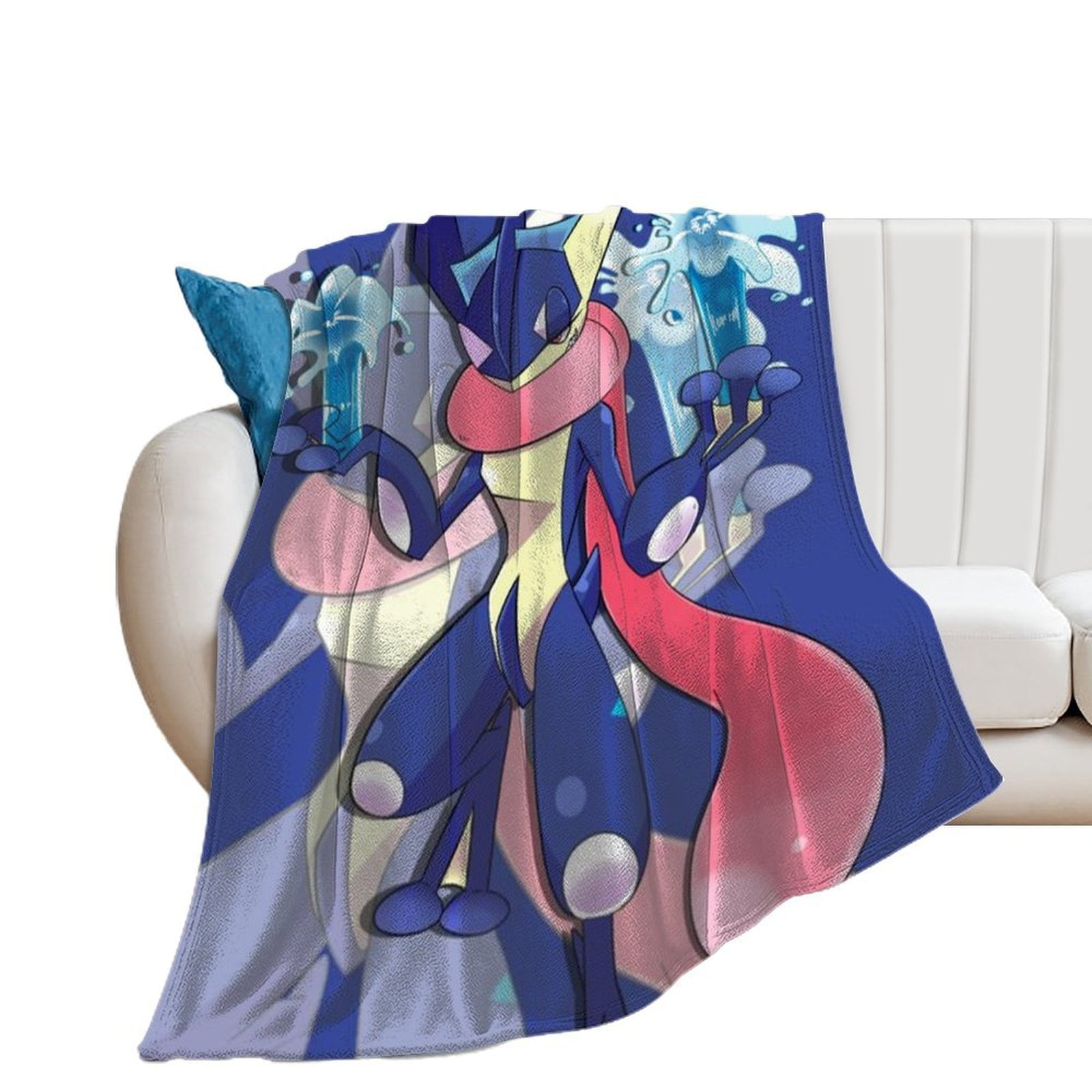 Pokemon Greninja Throw Blanket Cute Flannel for Boys Girls Men Women ...