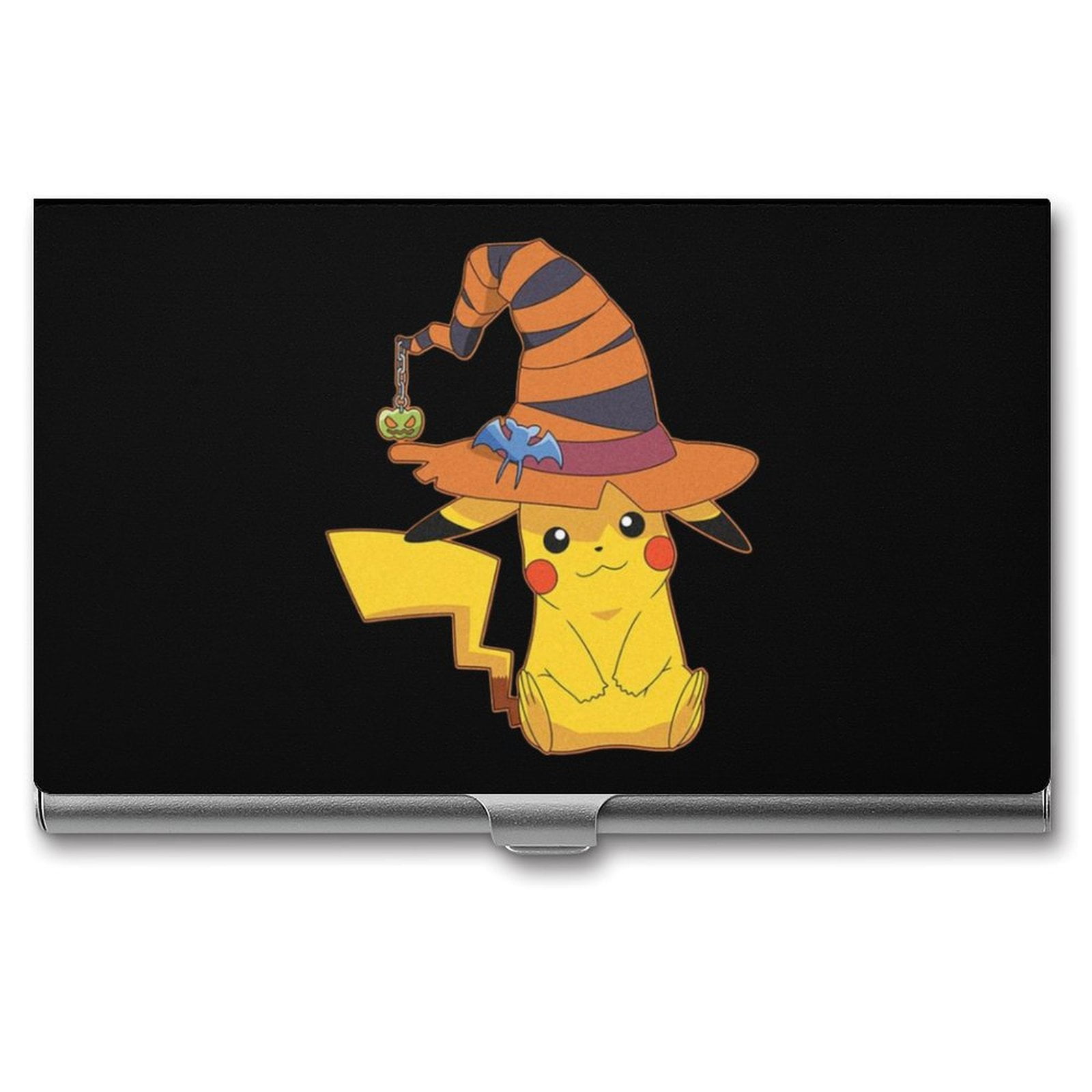 Pokemon Halloween Pikachu Business Card Holder Men's and Women's ...
