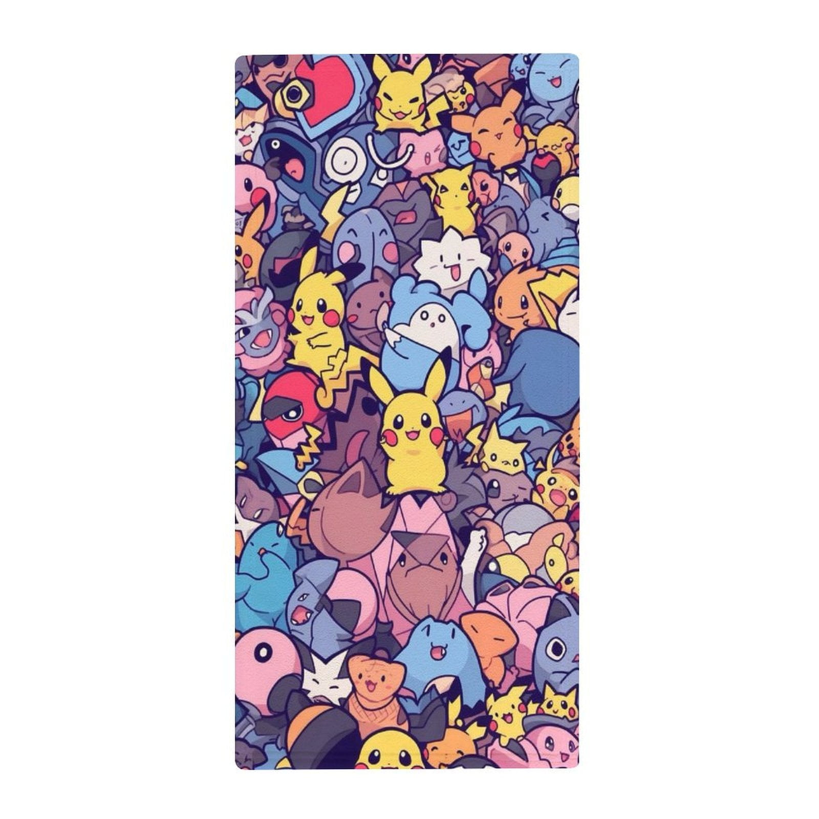 Pokemon Hand Towels for Kids Soft Decorative Towel for Bathroom 13 x 29 ...