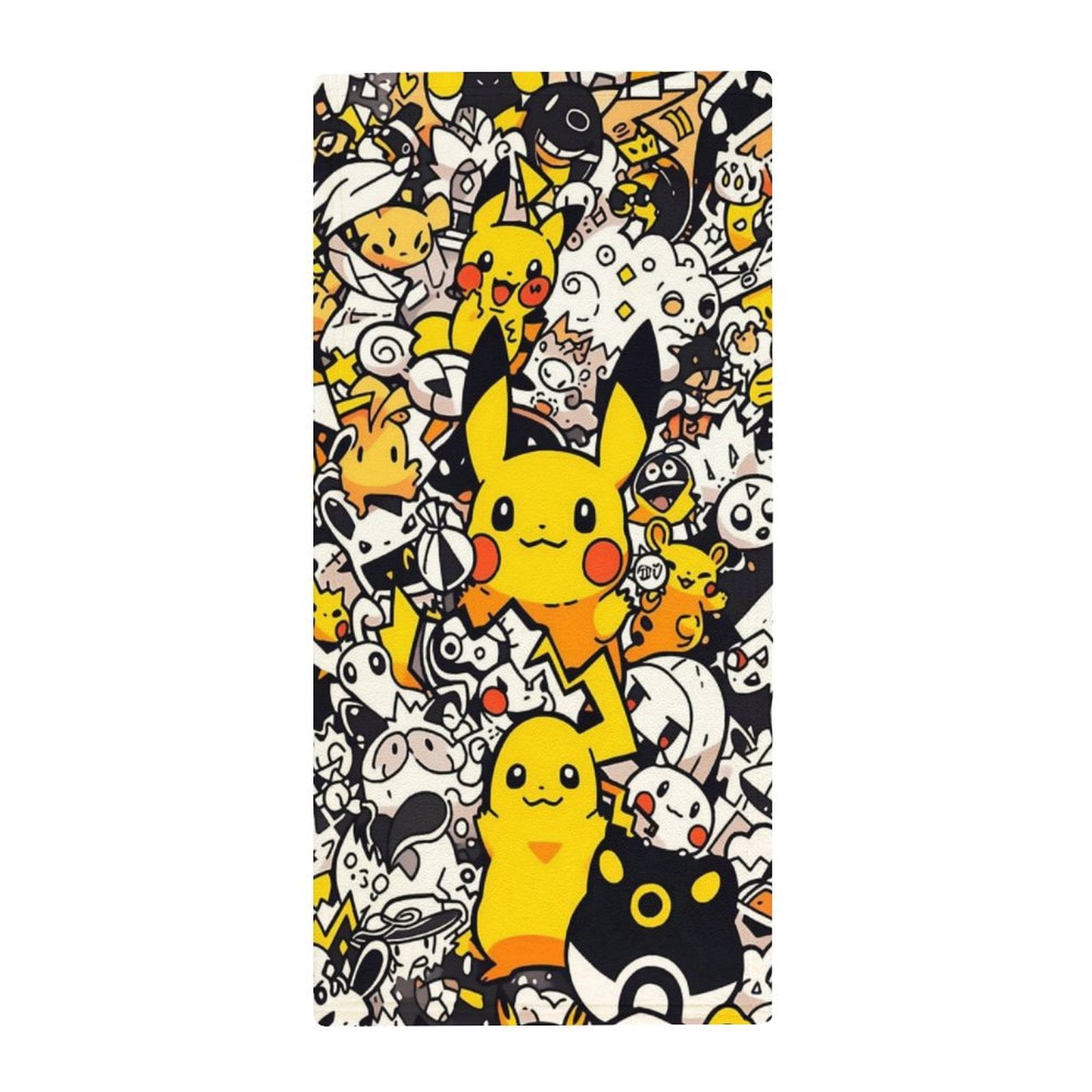 Pokemon Hand Towels for Kids Soft Decorative Towel for Bathroom 13 x 29 ...