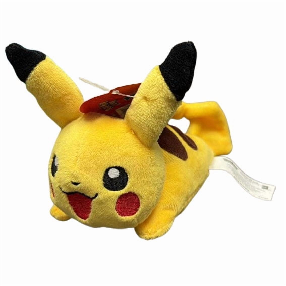 Pokemon Hasbro Plush Stuffed Animal - PIKACHU Laying on Stomach [2005 ...