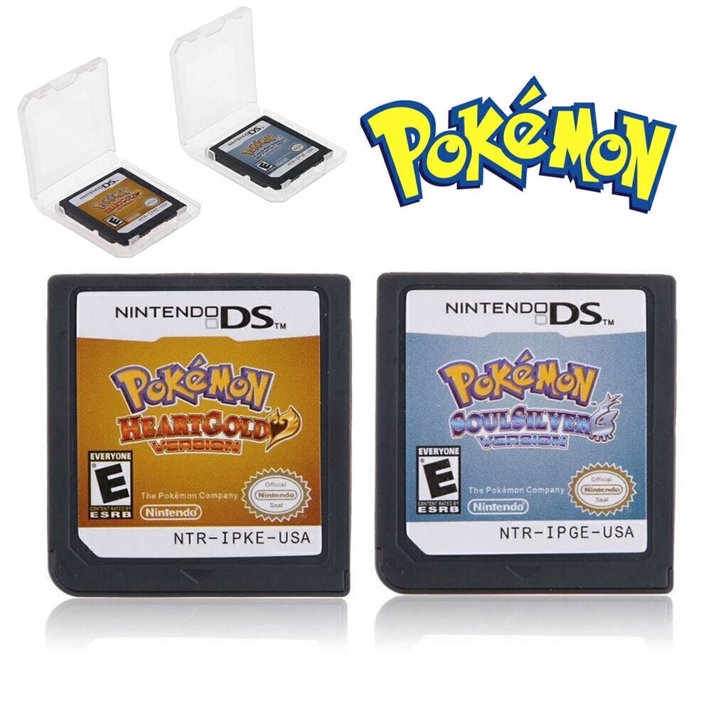 Pokemon HeartGold SoulSilver DIAMOND PEARL Game Card Classic Nintendo ...