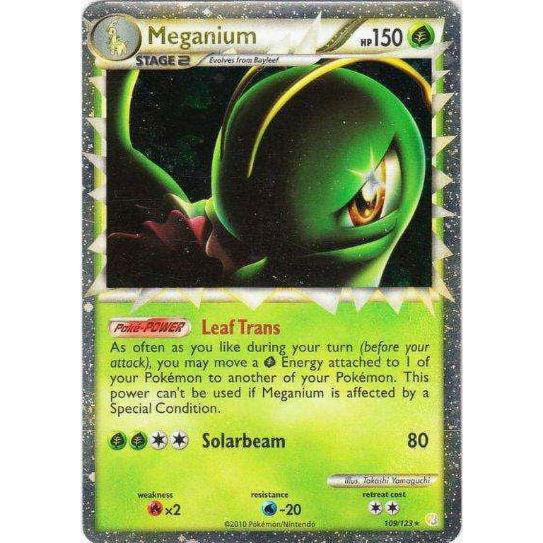 Pokemon Meganium Card