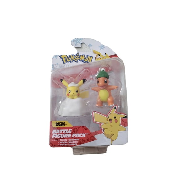 Pokemon Holiday Christmas Battle Figure Pack: Pikachu & Charmander ...