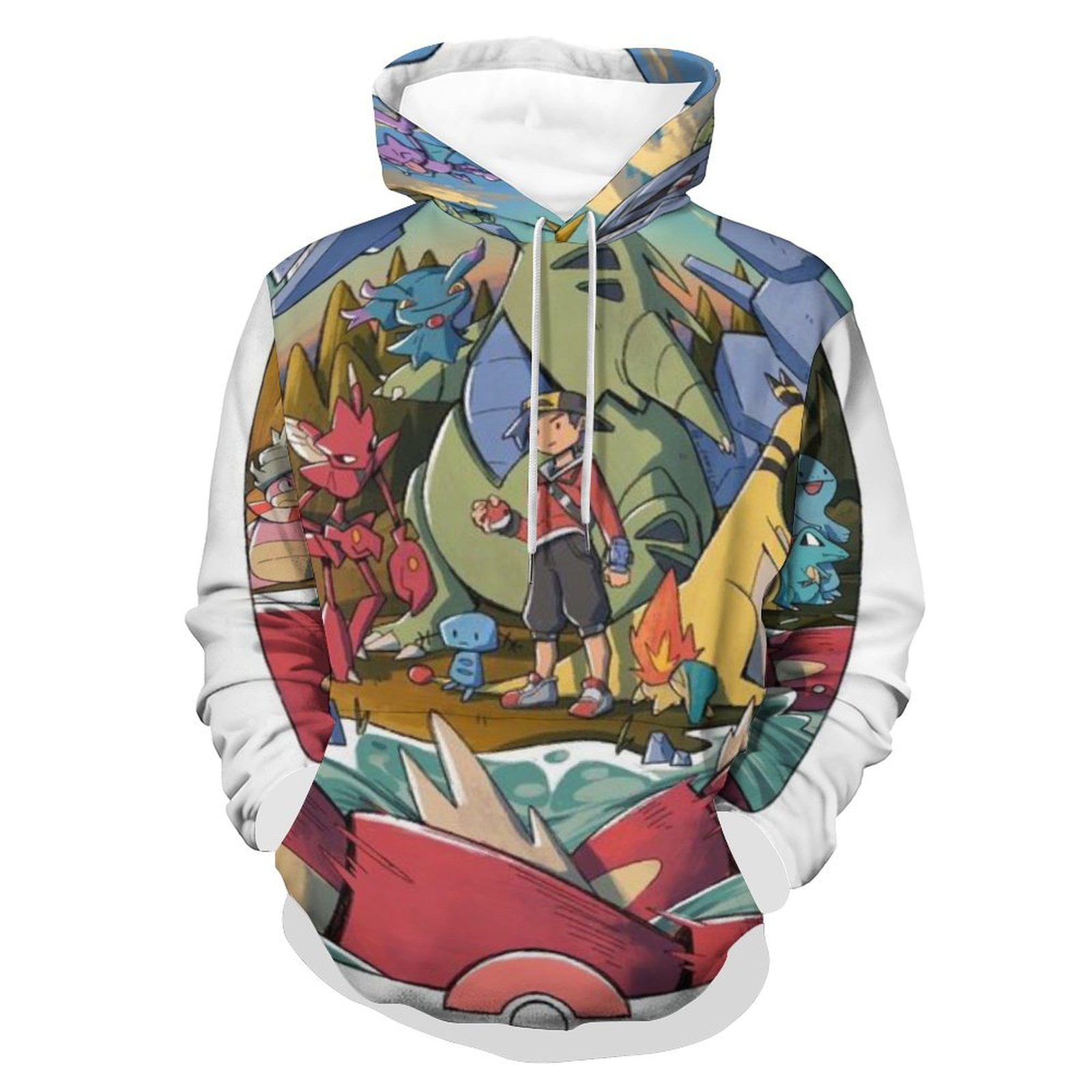 Pokemon Hoodie with Pocket Anime for Men Women Couple Gift - Walmart.com