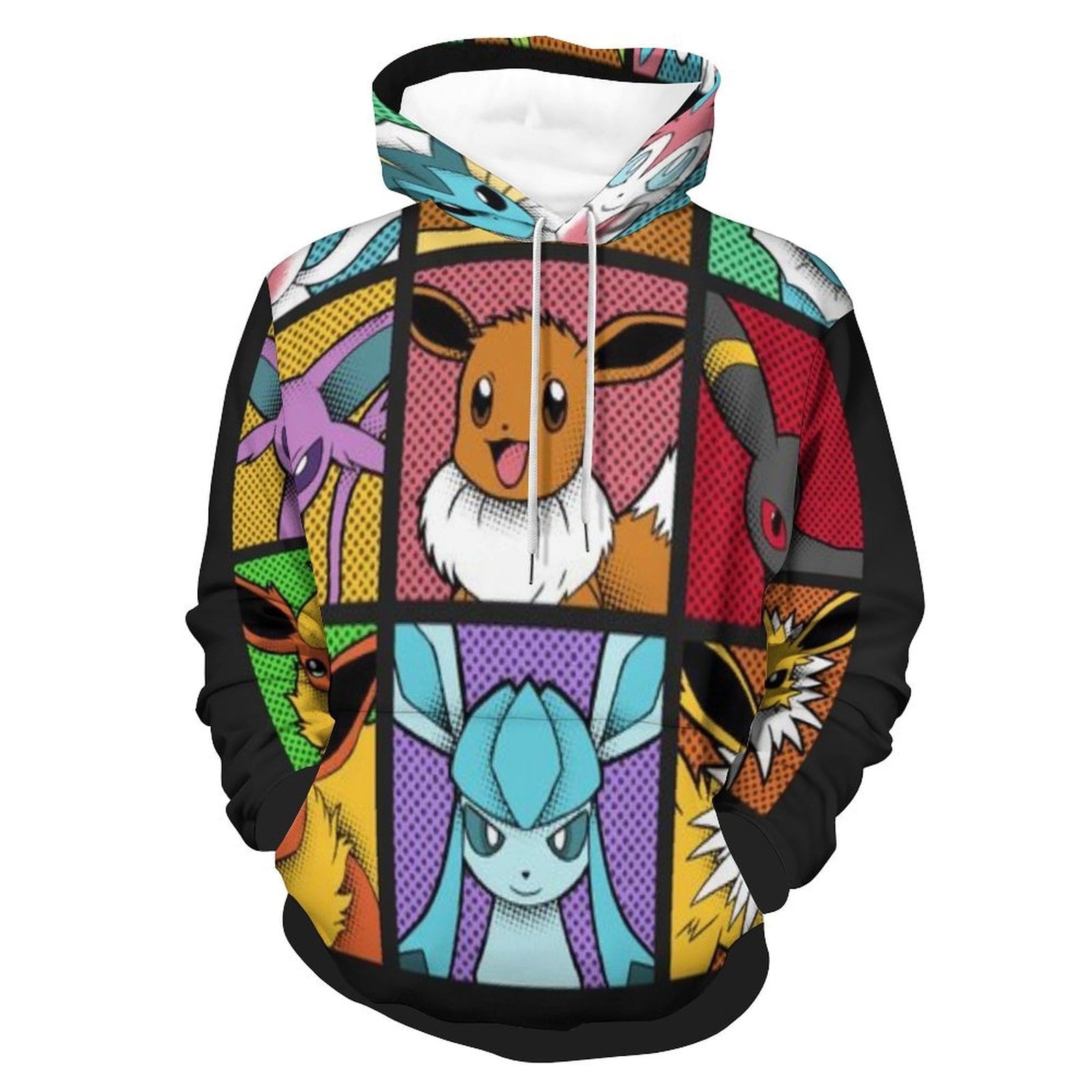 Pokemon Hoodie with Pocket Anime for Men Women Couple Gift - Walmart.com