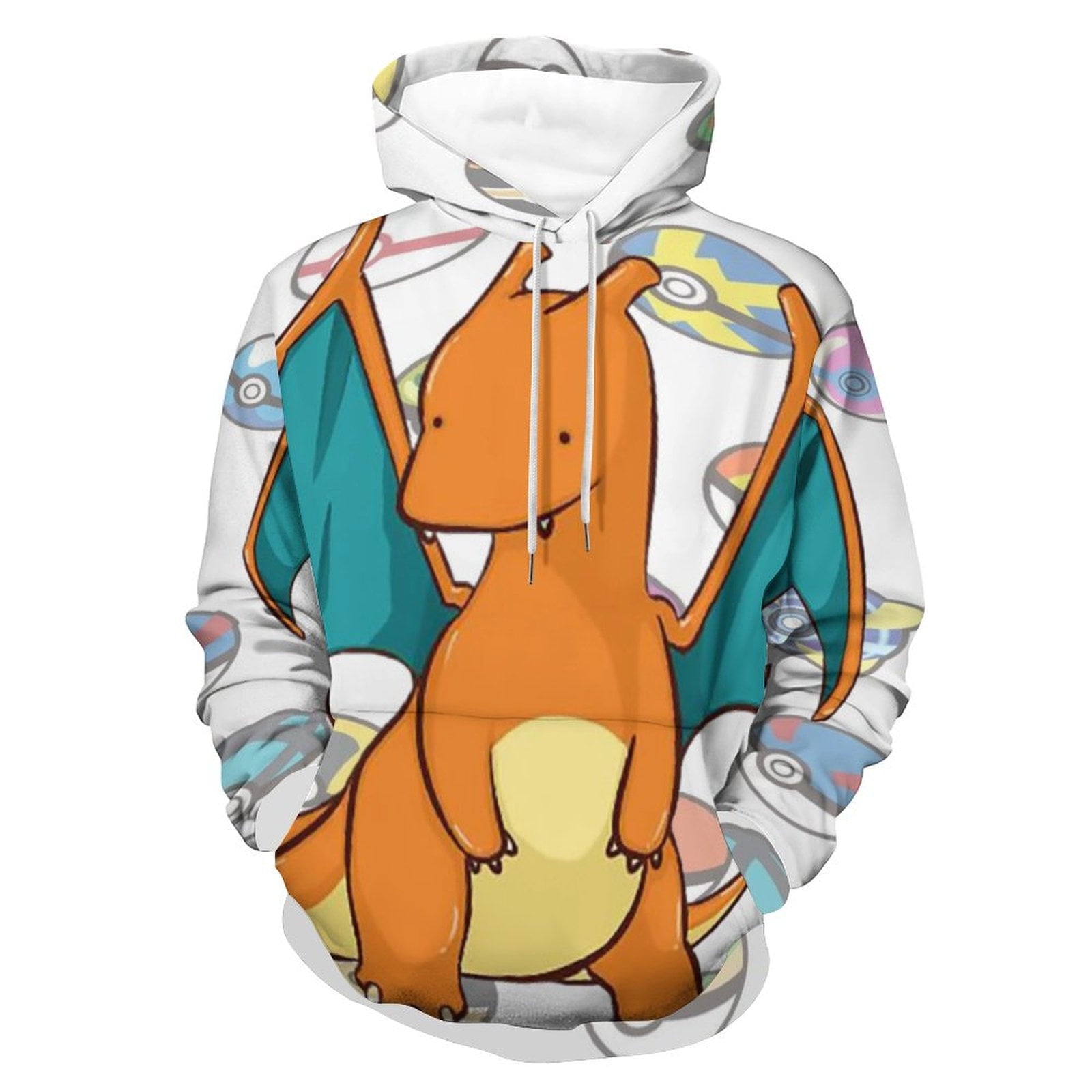 Pokemon Hoodie with Pocket Anime for Men Women Couple Gift - Walmart.com
