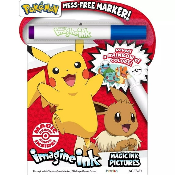Pokemon Imagine Ink Coloring and Activity Book Value Size - Walmart.com