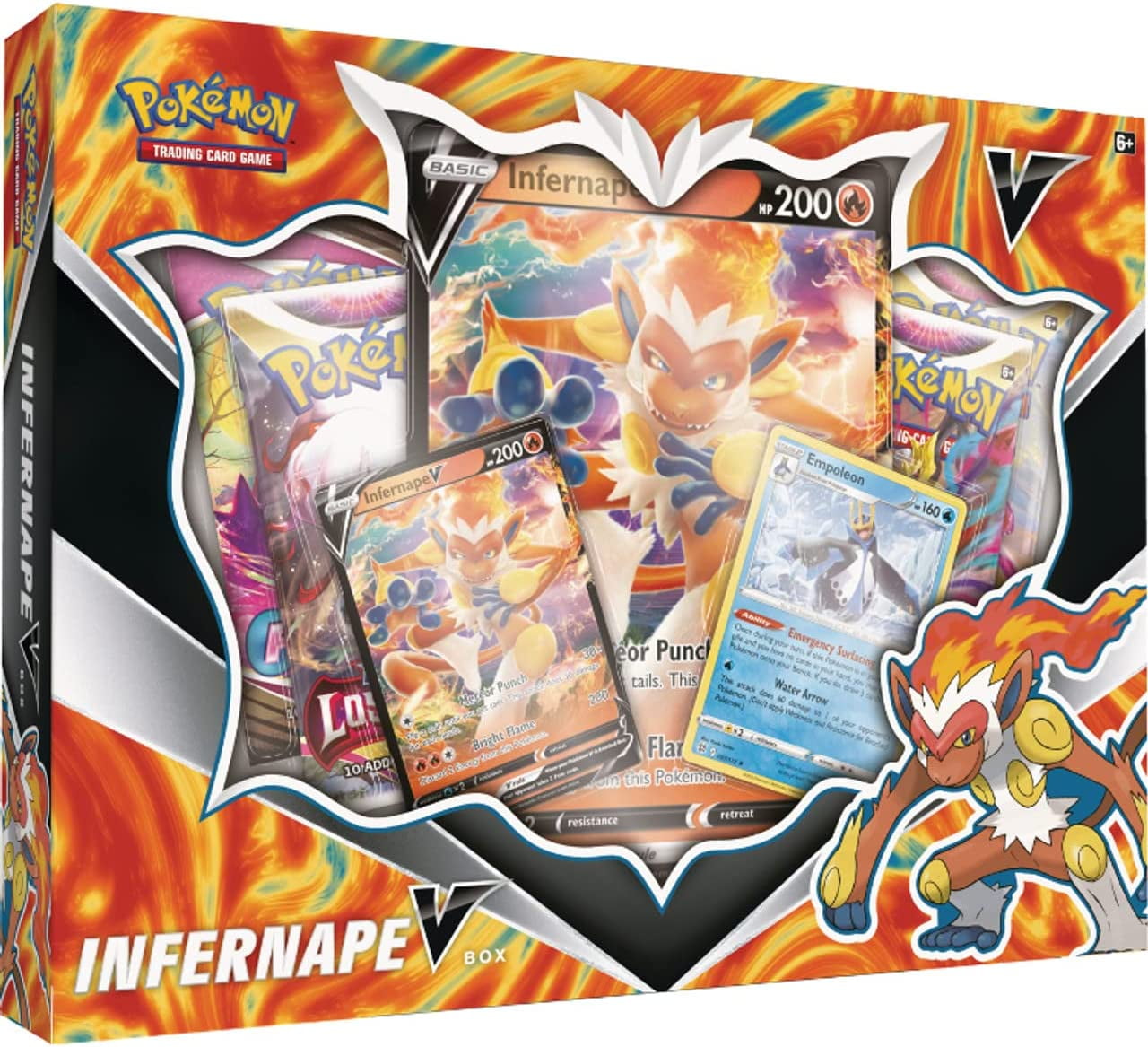 Pokemon Lost Origin Infernape V Box Set with Cards and Boosters ...
