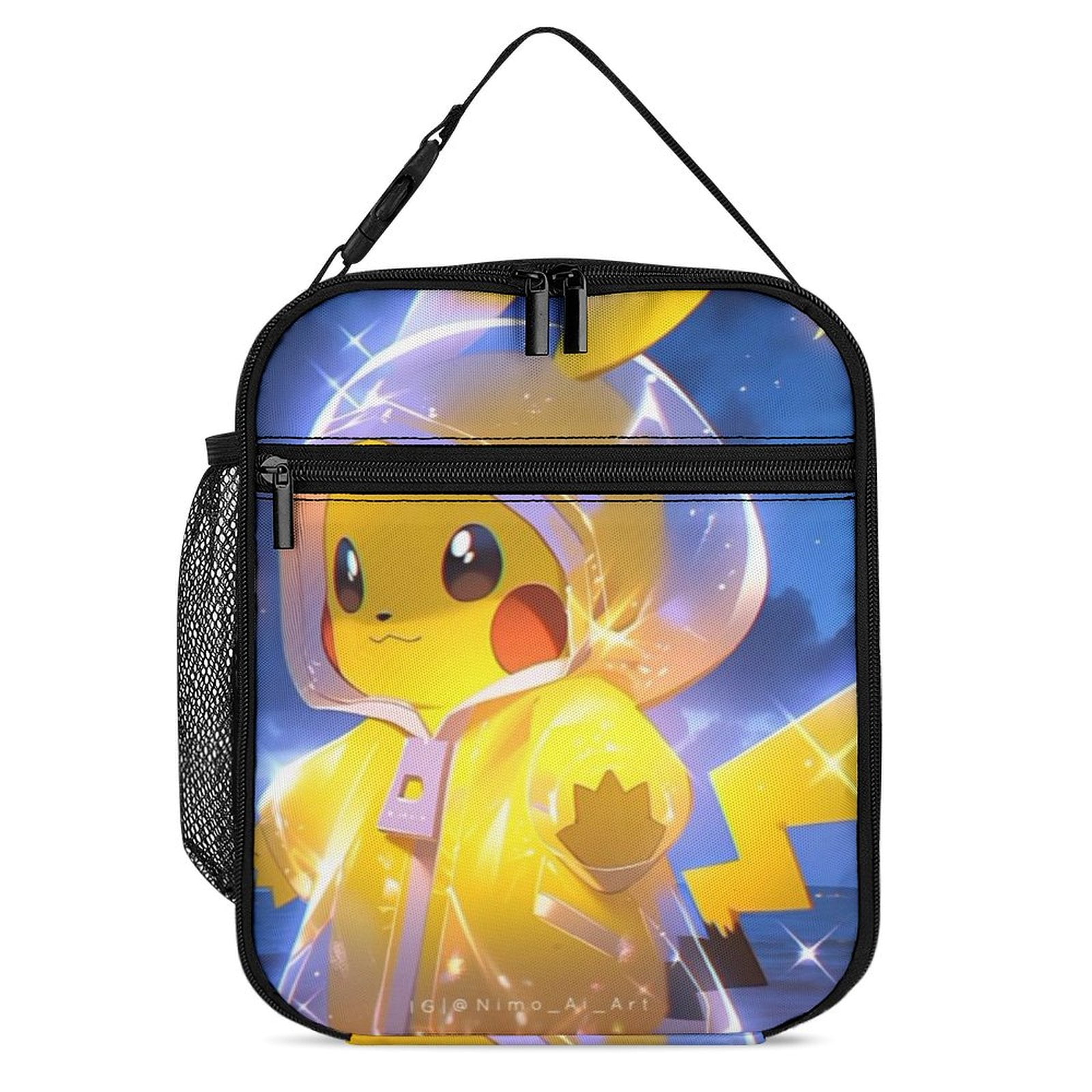 Pokemon Insulated Lunch Bag Lunch Box Reusable Lunch Bag Washable Lunch ...