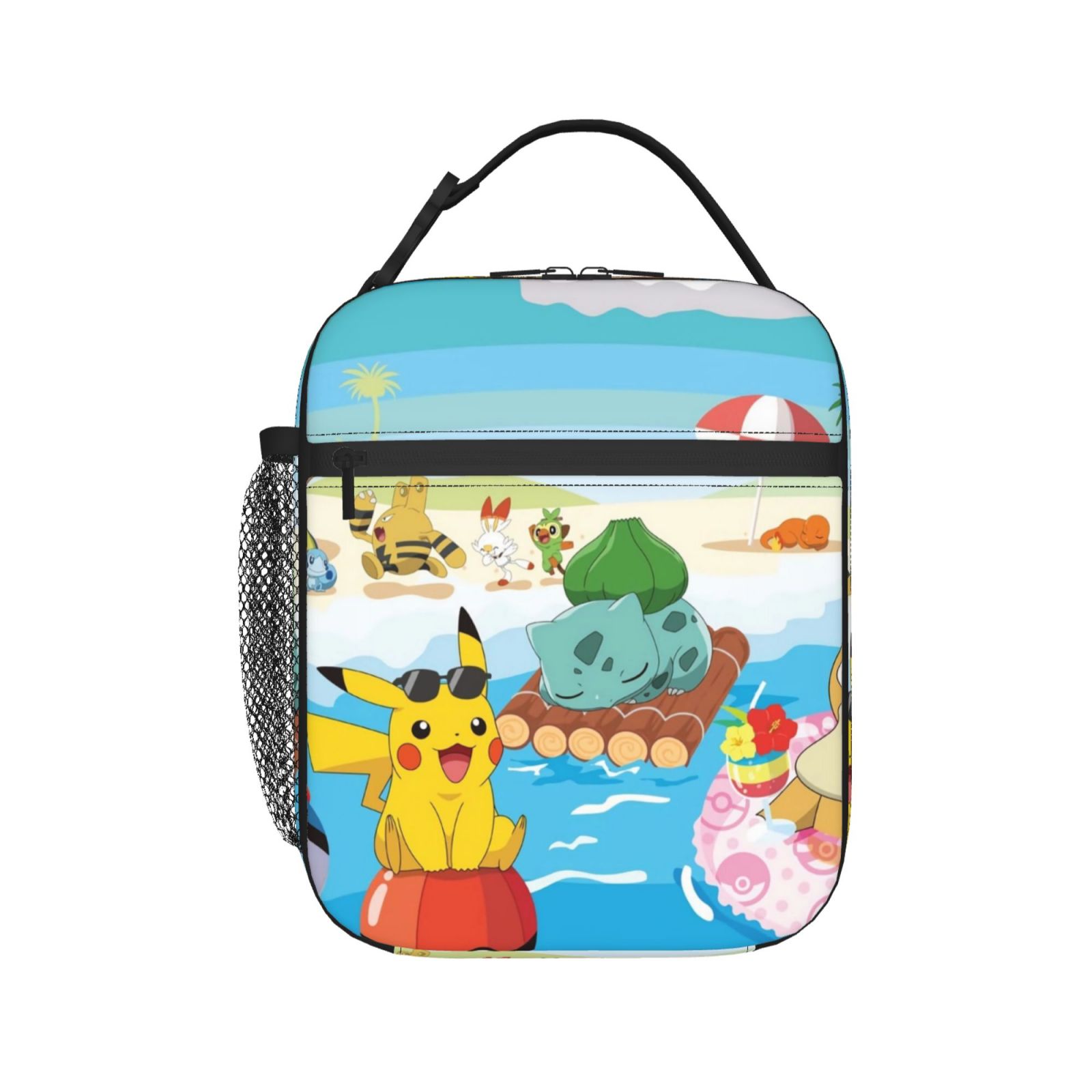 Pokemon Island Time Lunch Box for Men,Reusable Insulated Lunch Tote ...