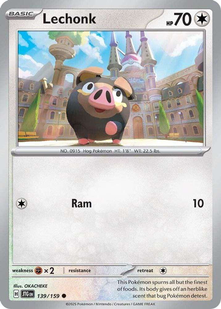 Pokemon Journey Together Common Lechonk #139 - Walmart.com