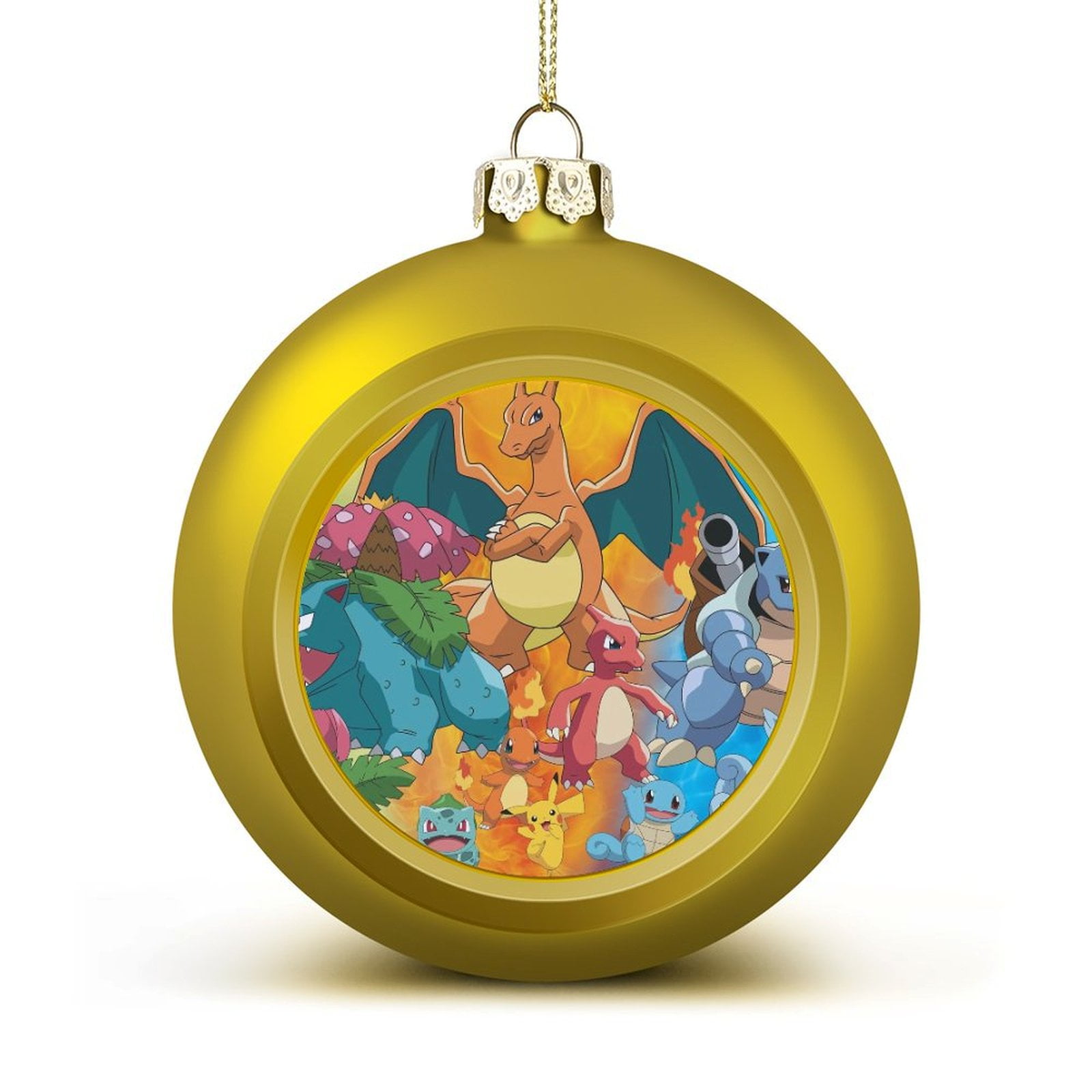 Pokemon Kanto Region Evolutions Christmas Ball Ornaments for Tree,Red ...