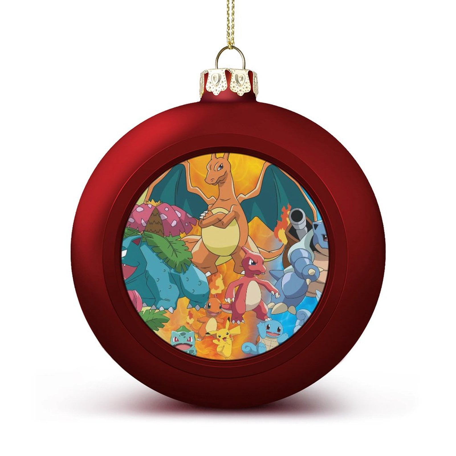 Pokemon Kanto Region Evolutions Christmas Ball Ornaments for Tree,Red ...