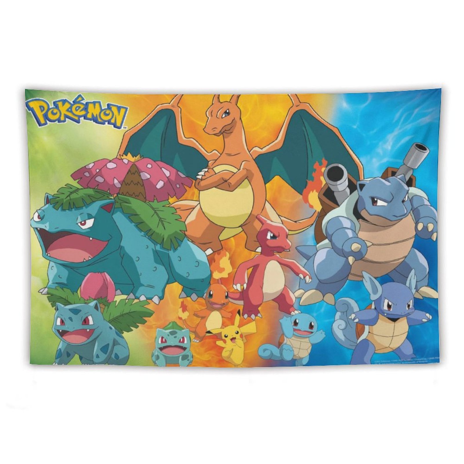 Pokemon Kanto Region Evolutions Tapestry,Pokemon Kanto Region ...