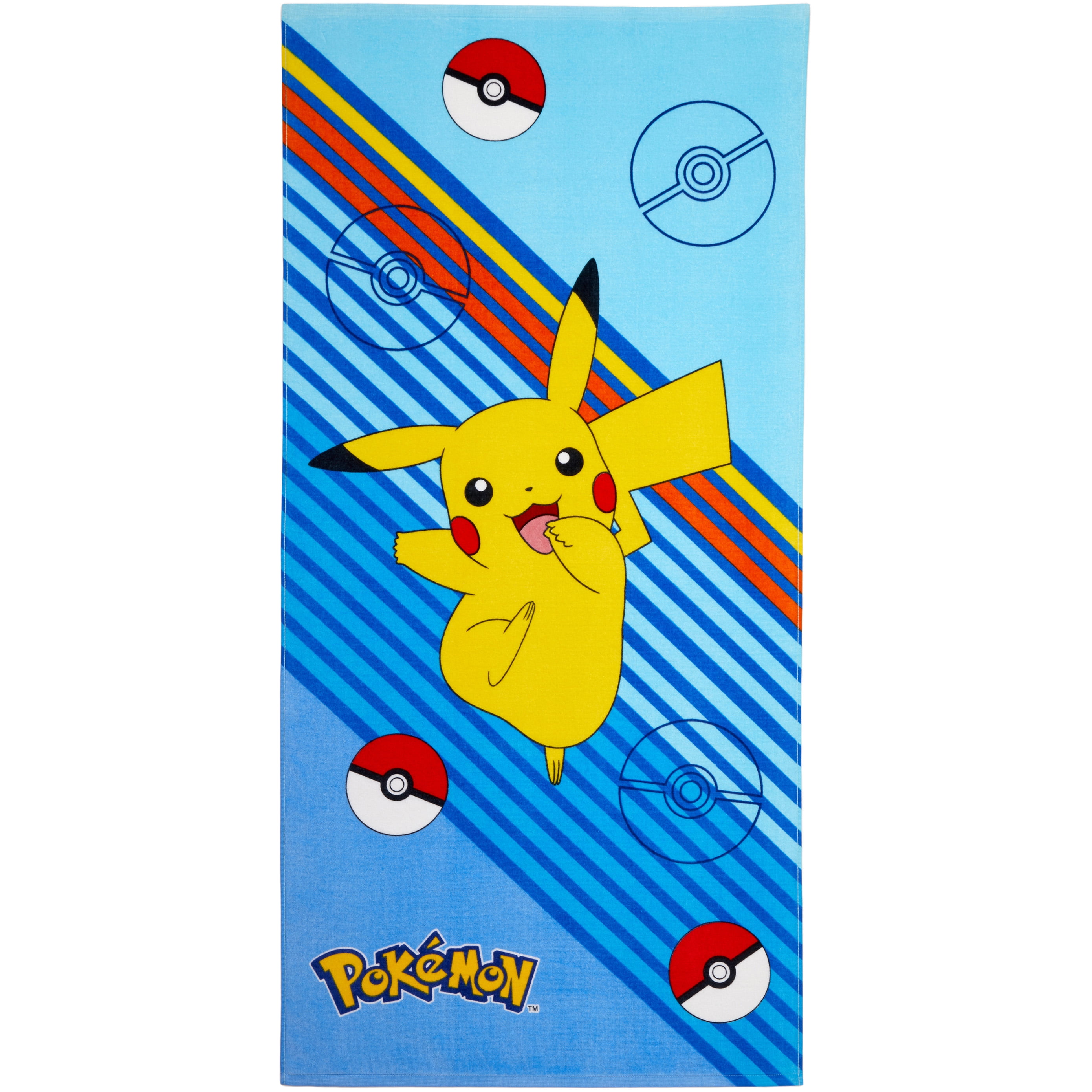Pokemon Kids Cotton Beach Towel, 28" X 58" - Walmart.com