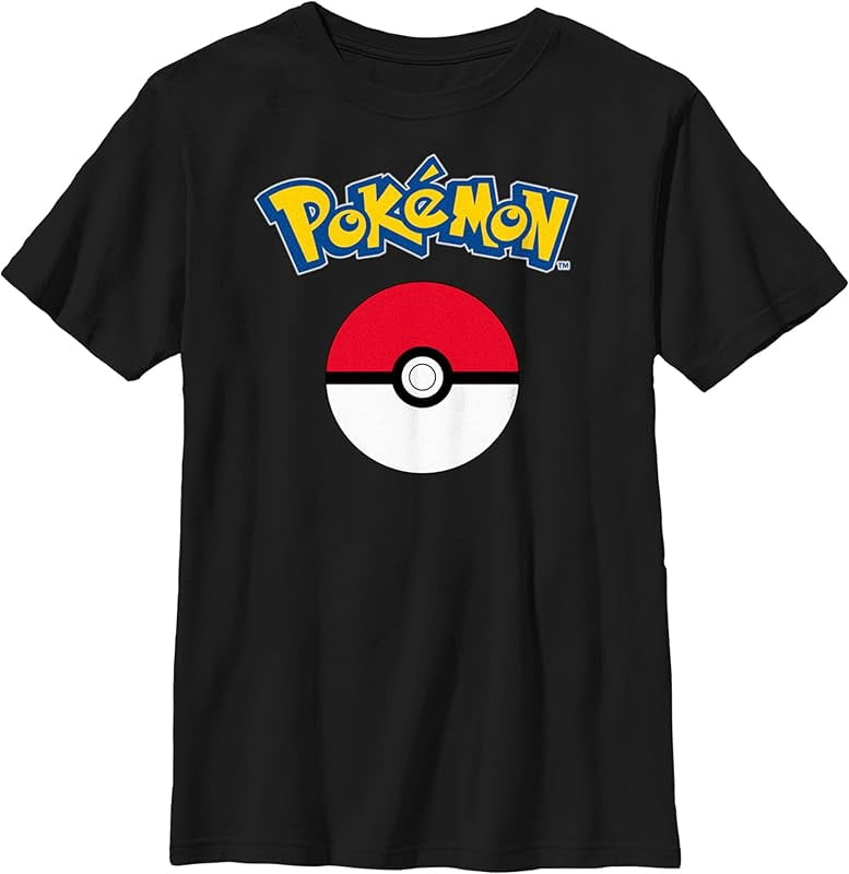 Pokemon Kids Logo Outline Boys Short Sleeve Tee Shirt - Walmart.com