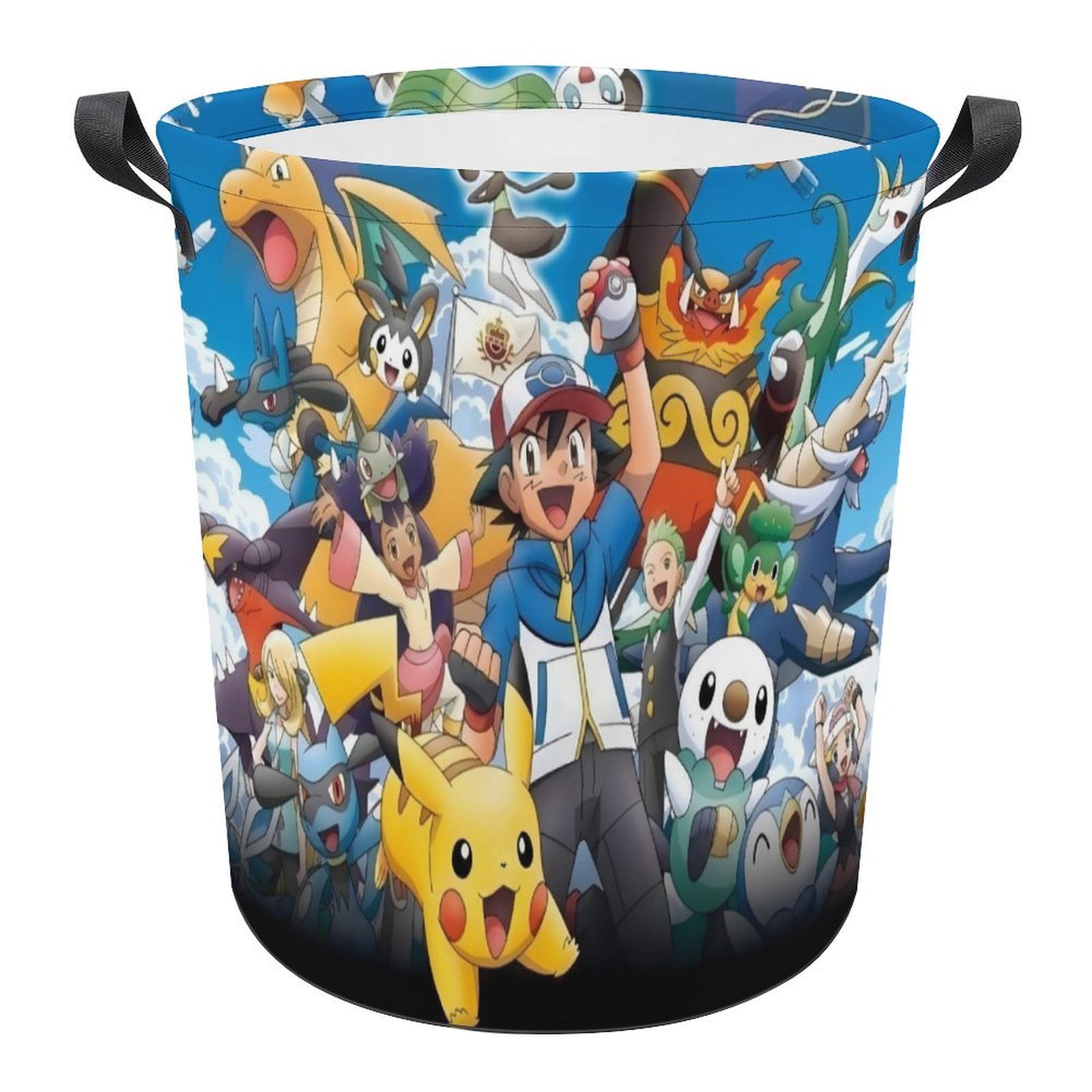 Pokemon Laundry Basket Waterproof Laundry Basket Foldable Storage ...
