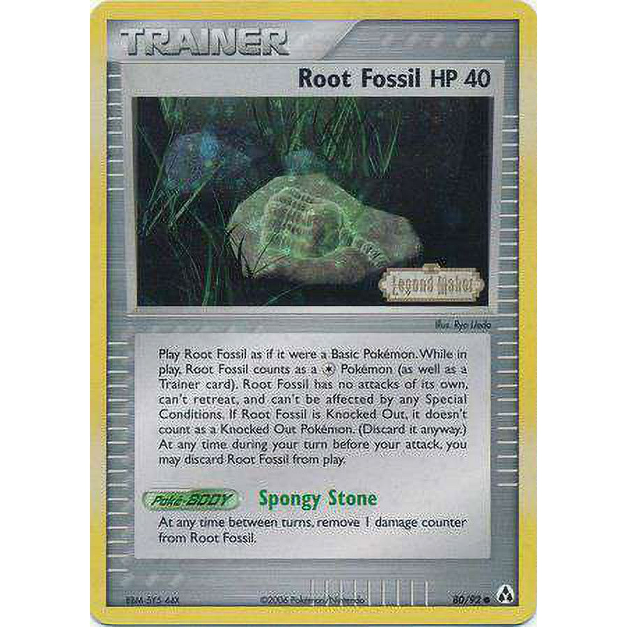 Root Fossil Pokemon