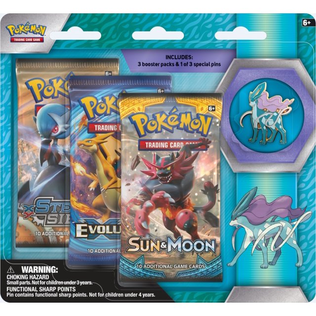 Pokemon Legendary Beasts, 3 Boosters with Pin - Walmart.com