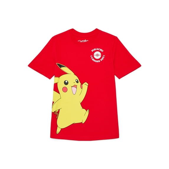 Pokemon Little Boys and Big Boys Valentine's Day Graphic Tee with Short ...