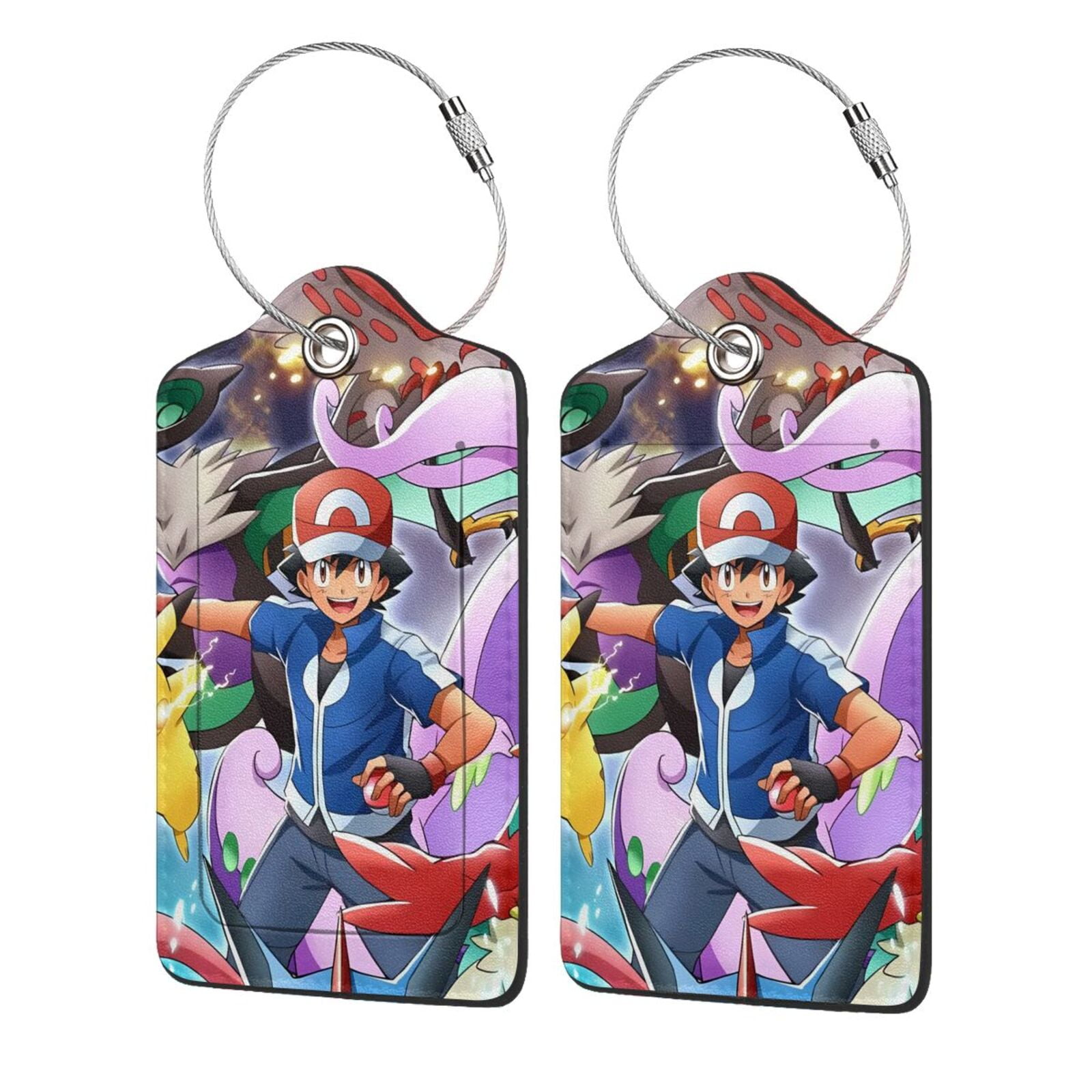 Pokemon Luggage Tags for Suitcases Travel ID Identification Labels Set ...