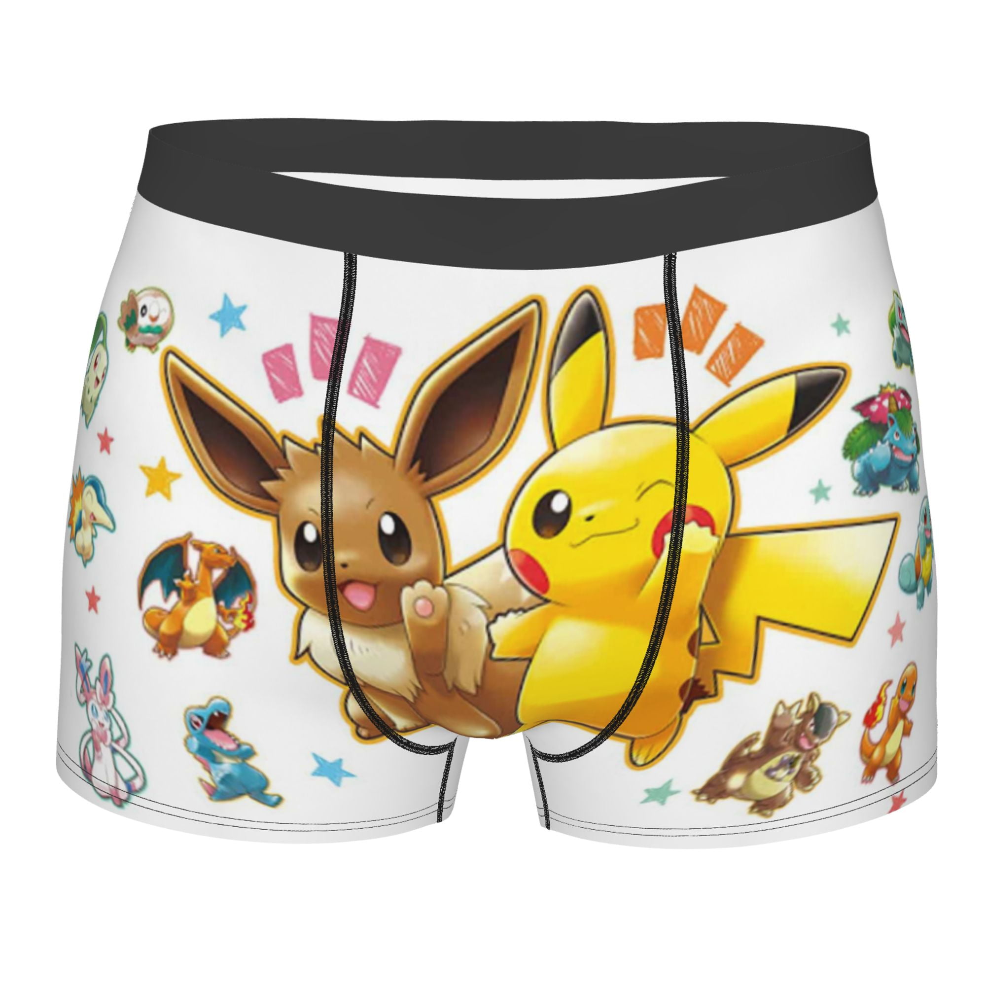 Pokemon M Men'S Boxer Briefs, Boys Boxer Briefs, Soft And Breathable ...