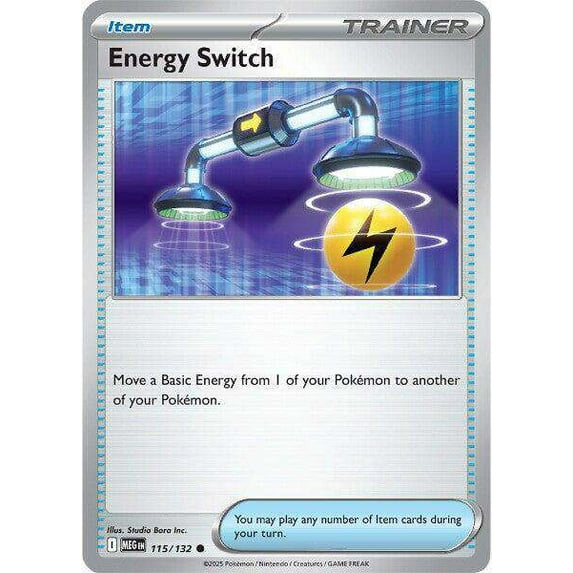 Pokemon ME01: Mega Evolution Common Energy Switch #115 - Walmart.com