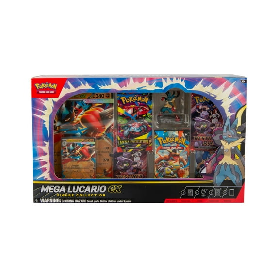 Pokemon Mega Lucario Ex Figure Box - Walmart.com