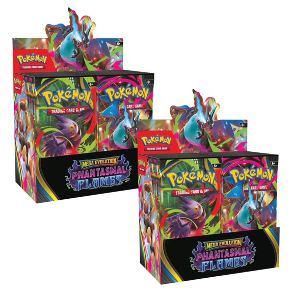 Pokemon ME2 Phantasmal Flames Booster Boxes 2-Pack - Walmart.com