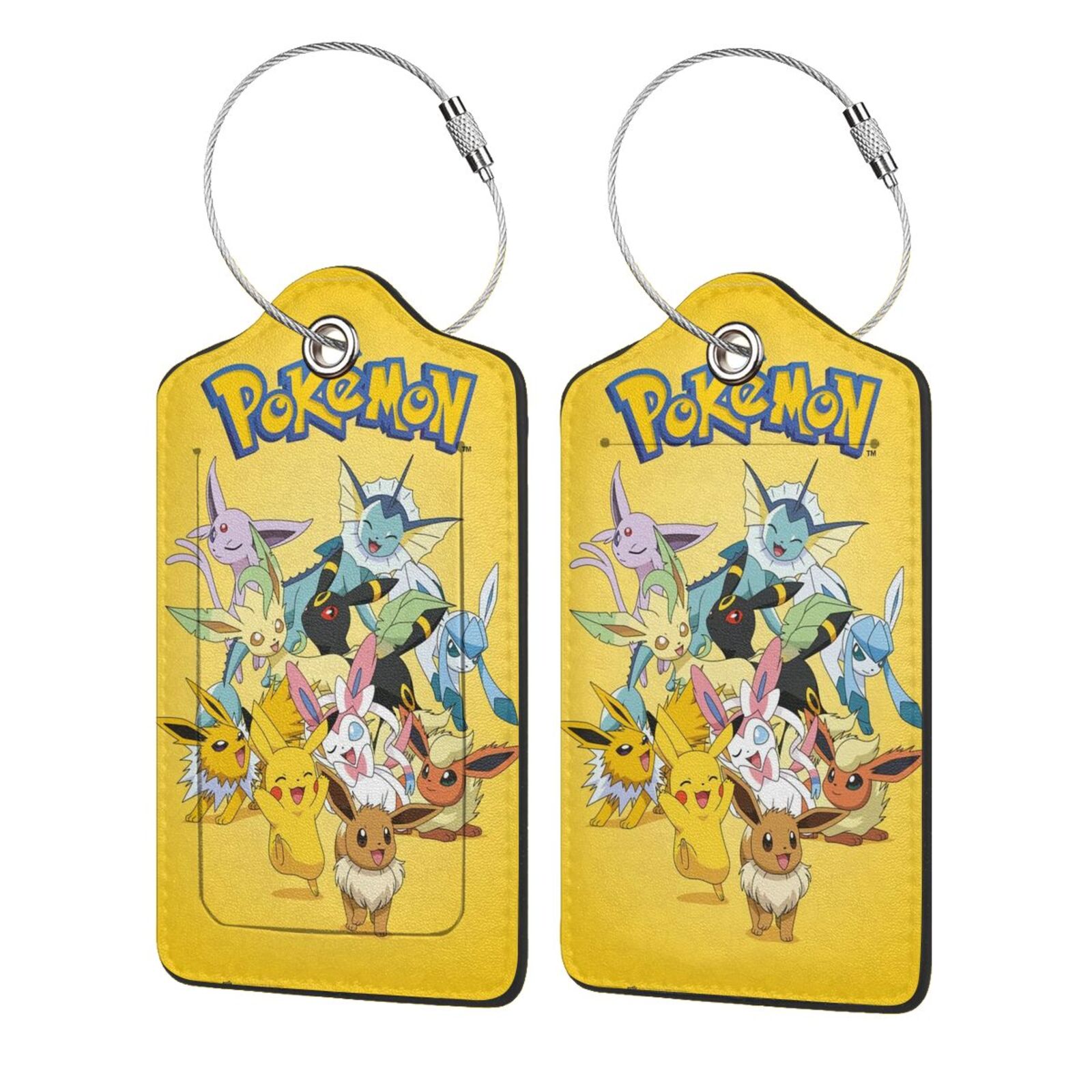 Pokemon Manga Luggage Tags for Suitcases Travel ID Identification ...
