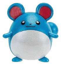 Pokemon Marill Mini PVC Figure (Pearlized Color Version) (No Packaging ...