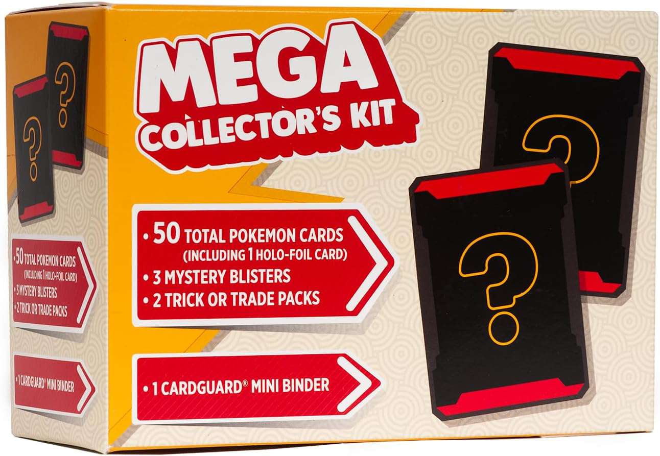 Pokemon Mega Collector's Kit Trading Card Box (50 Cards!) - Walmart.com