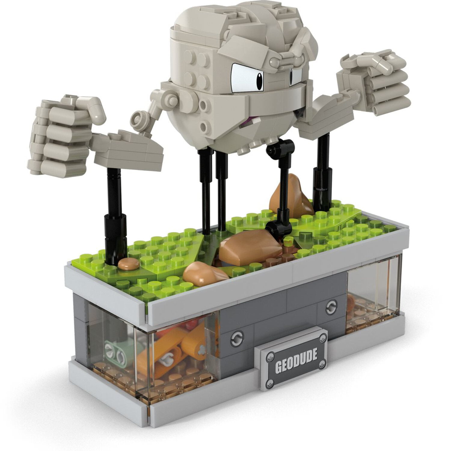 Pokemon Mega Mini Motion Geodude - Walmart.com