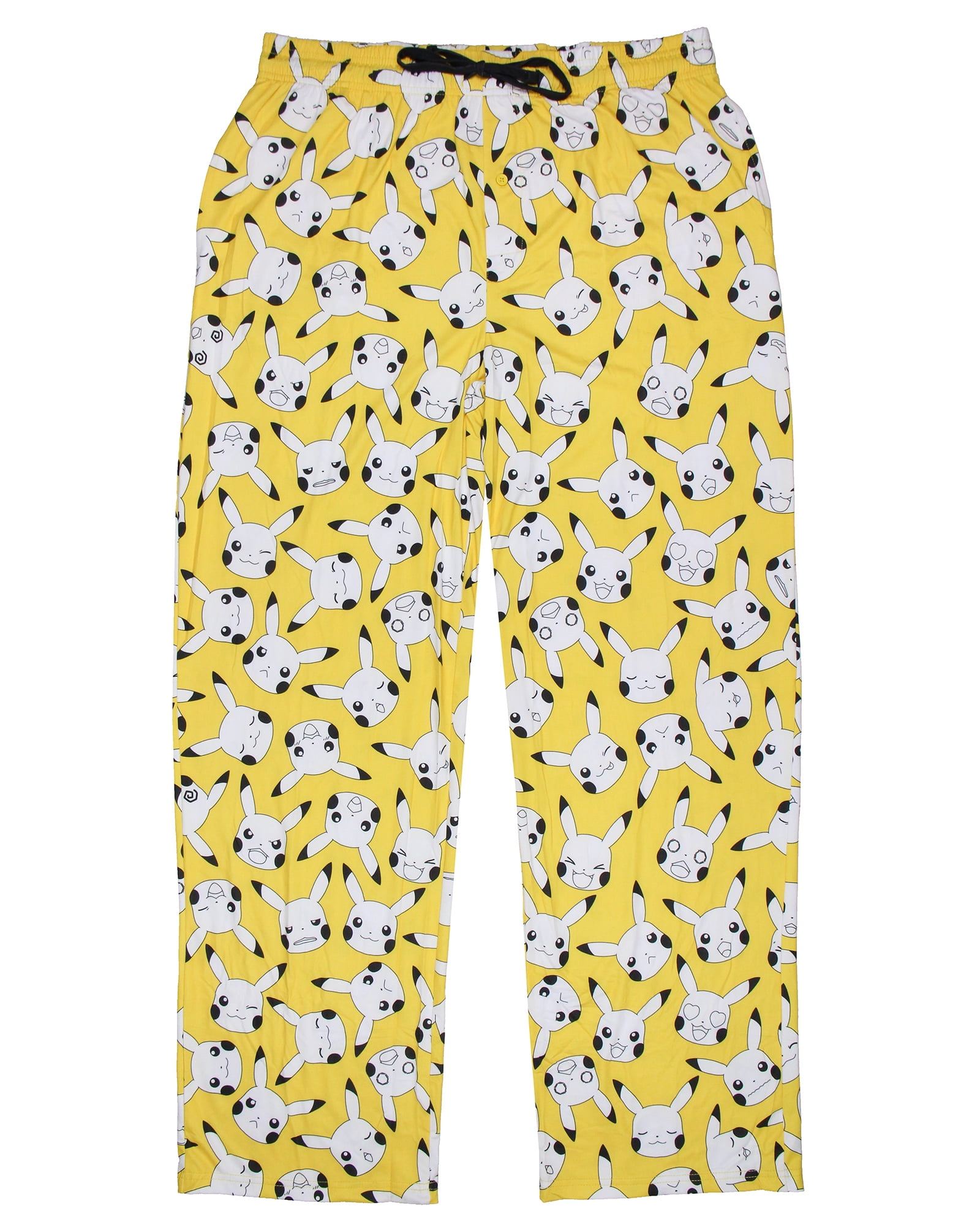 Pokemon Men's Pikachu Expressions Allover Design Adult Lounge Sleep ...