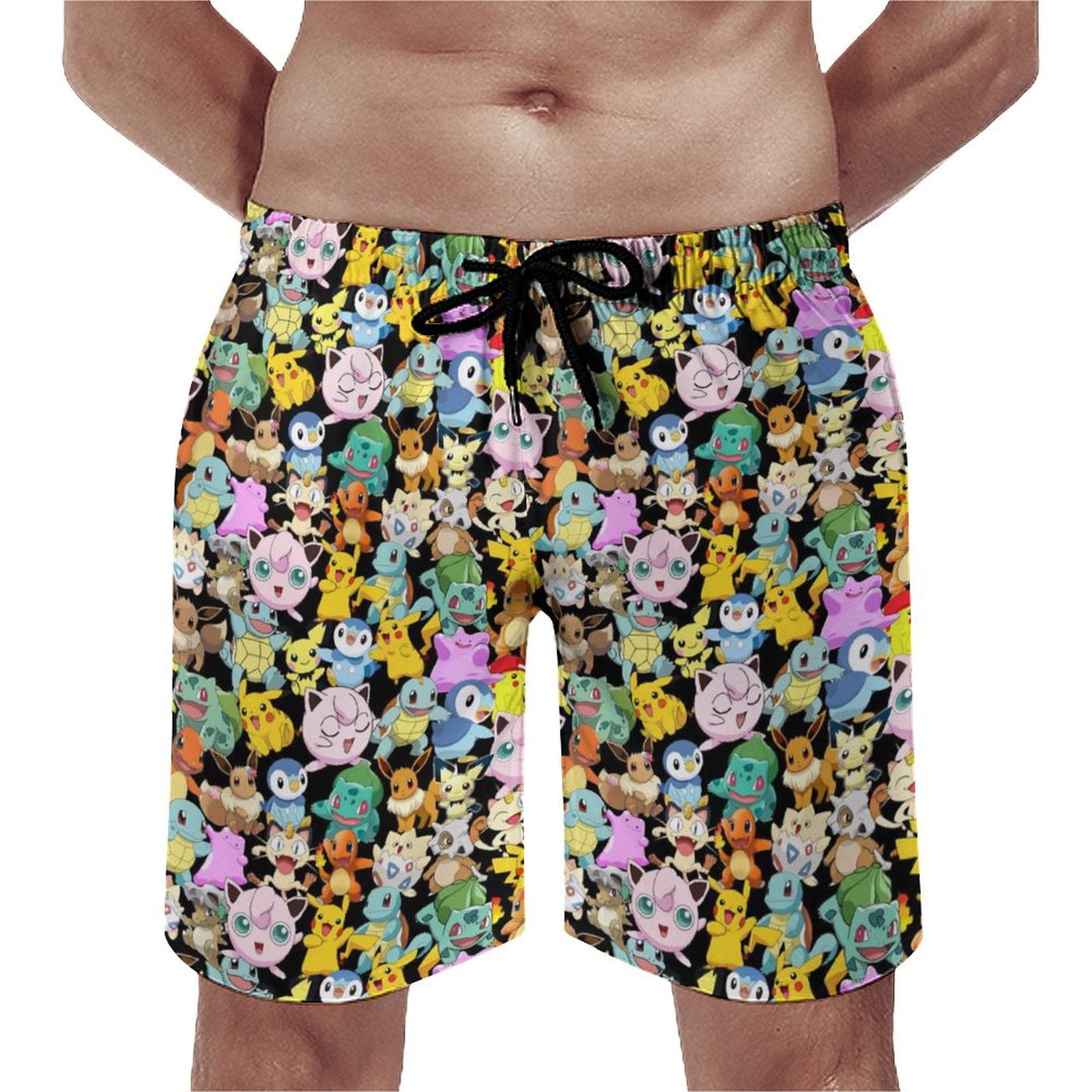 Pokemon Men's mesh beach shorts with pockets M - Walmart.com