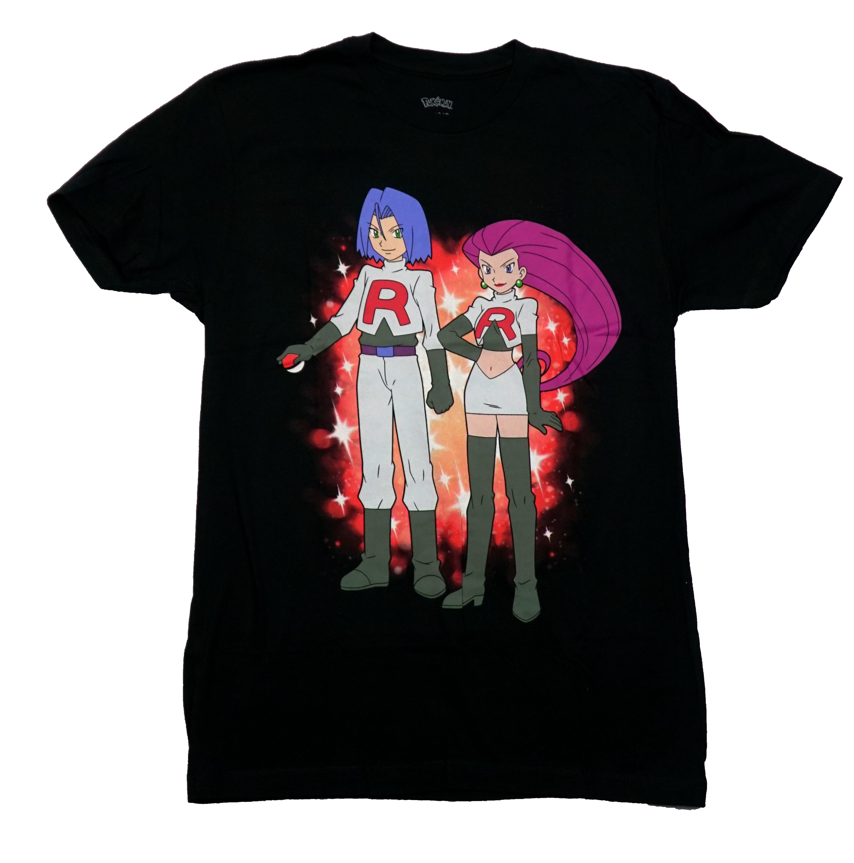 Pokemon Mens T-Shirt -Team Rocket Jesse & James Philosophy Listed on ...