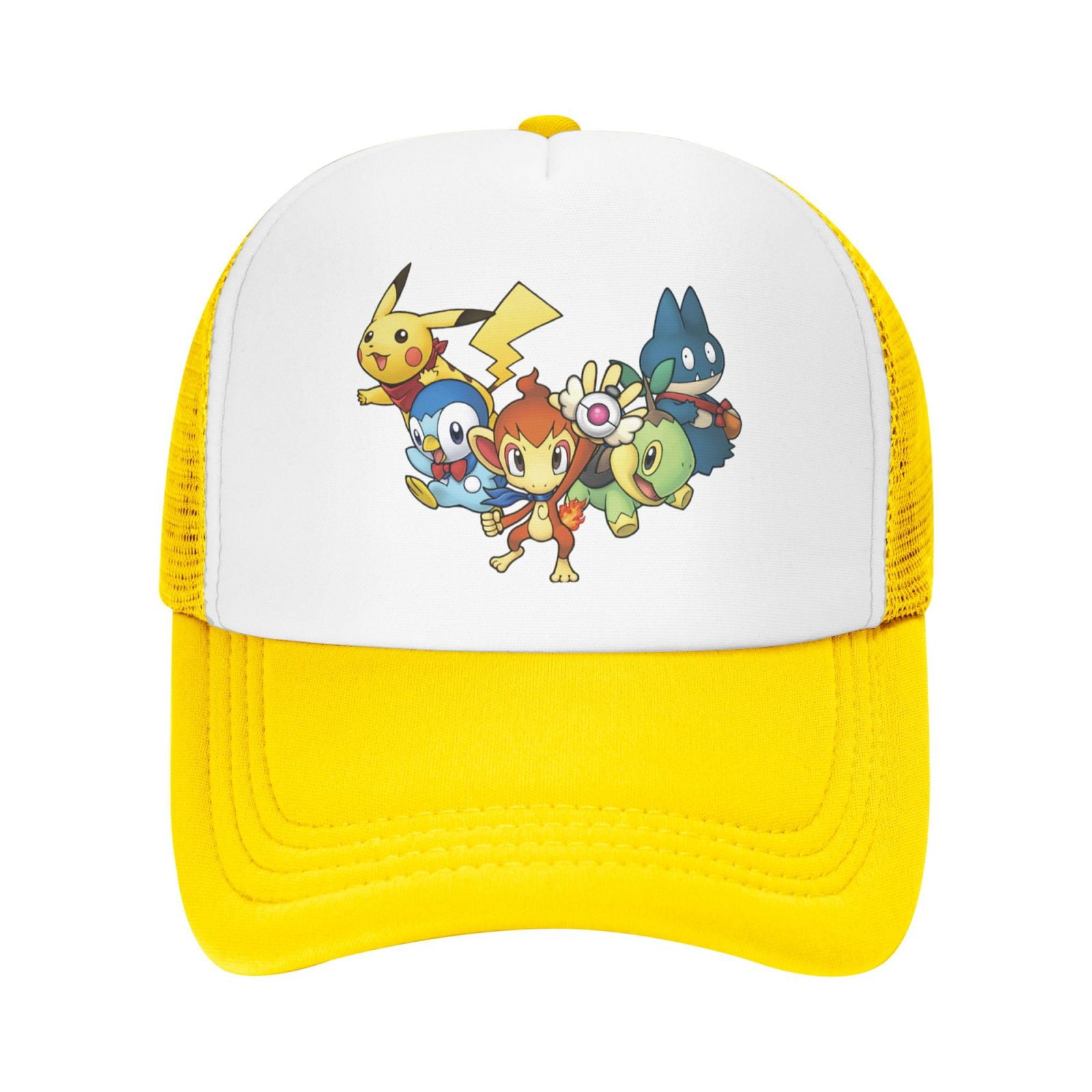 Pokemon Mesh Baseball Cap Men Women Fashion Classic Adjustable Plain ...