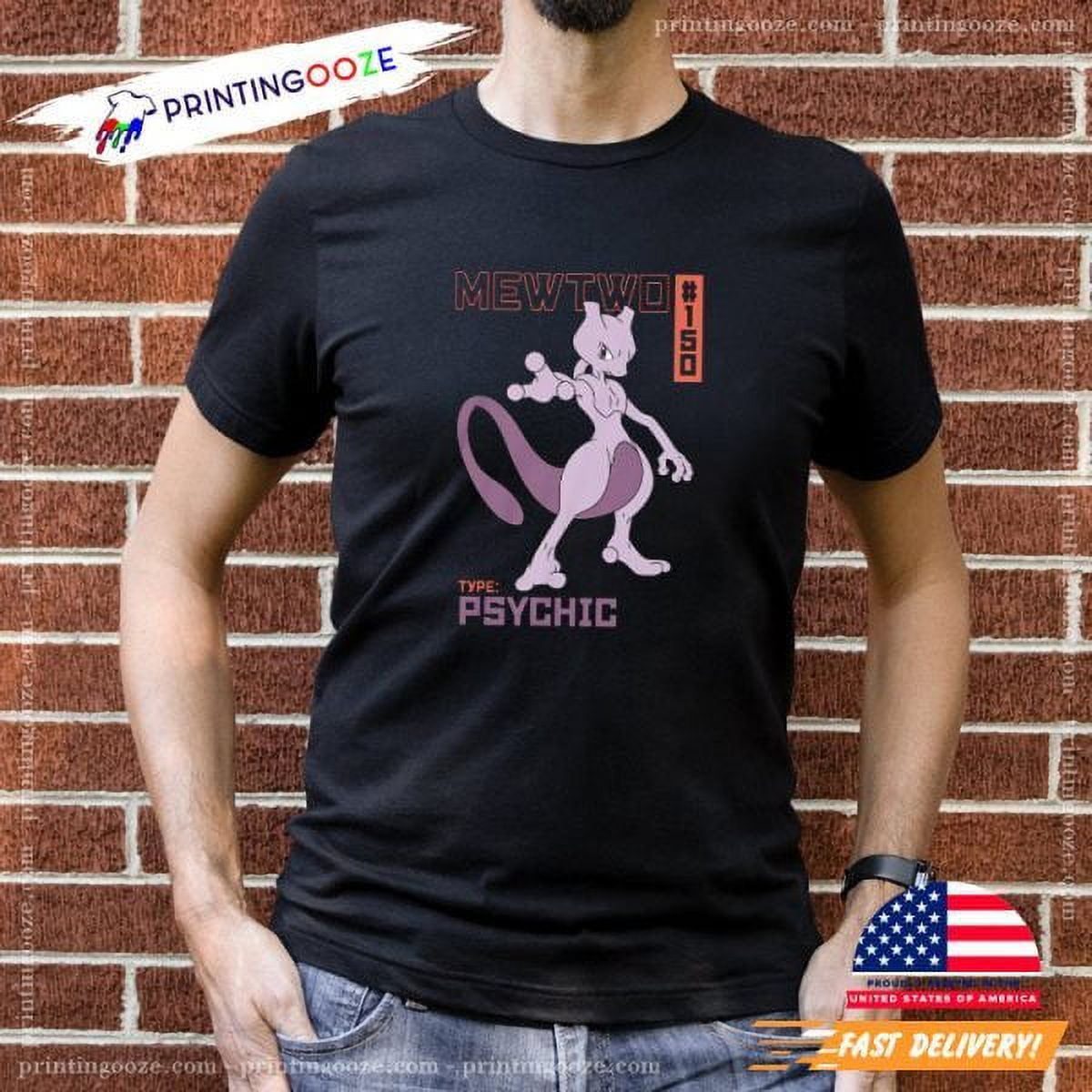 Pokemon Mewtwo Movie T-shirt - Walmart.com