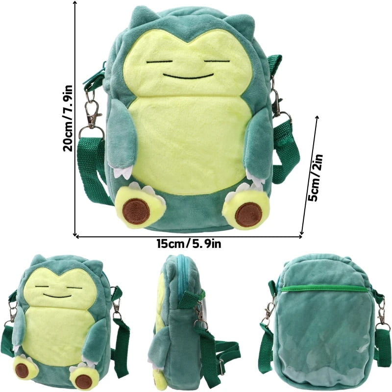 Pokemon Mimikyu Eevee Snorlax Charmander Plush Shoulder Bag Toys Kawaii ...