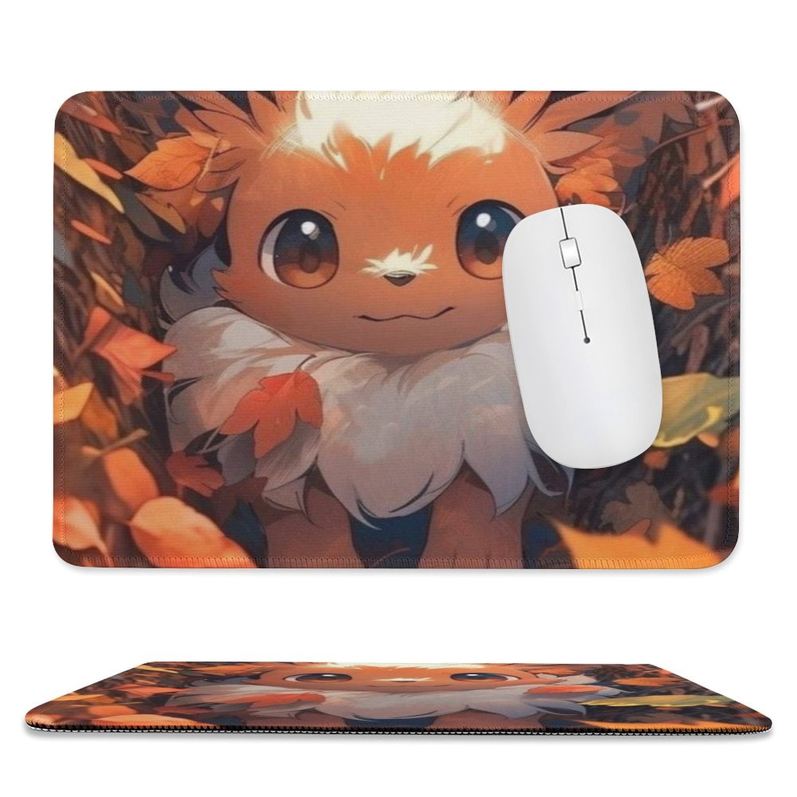 Pokemon Mouse Pad Square Anime Mouse Pad Cloth with Rubberized Base ...